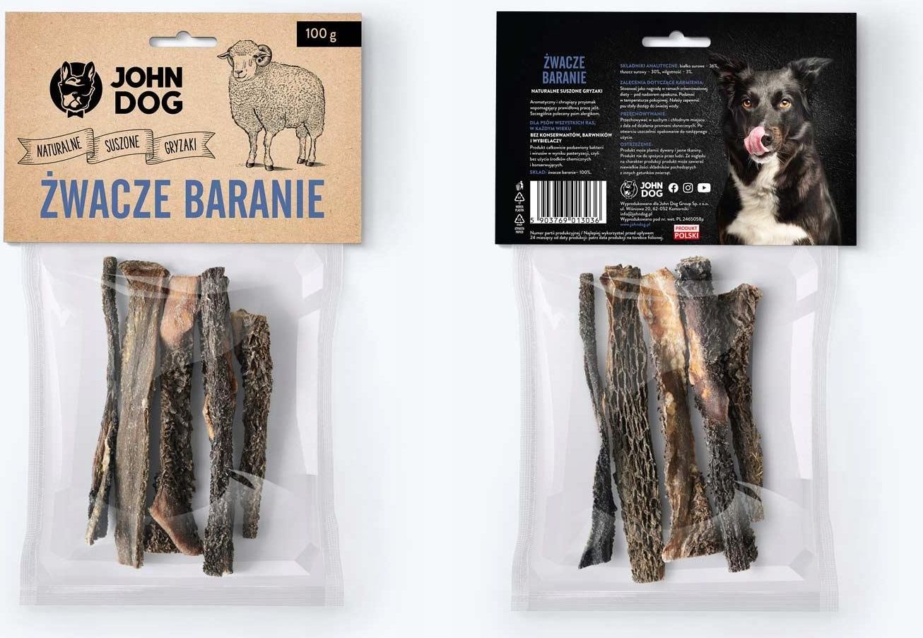 Karma John Dog Gryzaki Naturalne Żwacze Baranie 100G - Ceny i opinie ...