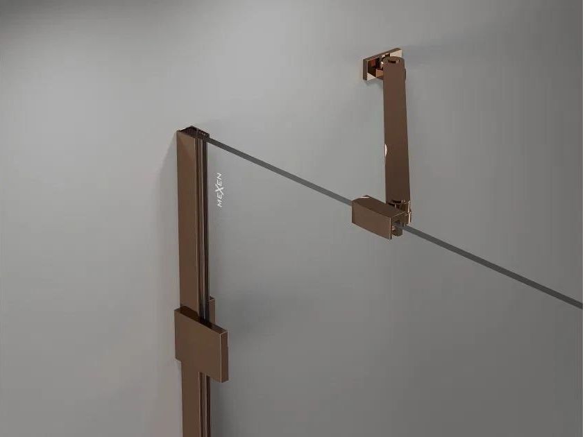 Kabina prysznicowa Mexen Lunar 75x80 Różowe Złoto 834-075-080-60-00-P - Opinie i ceny na Ceneo.pl