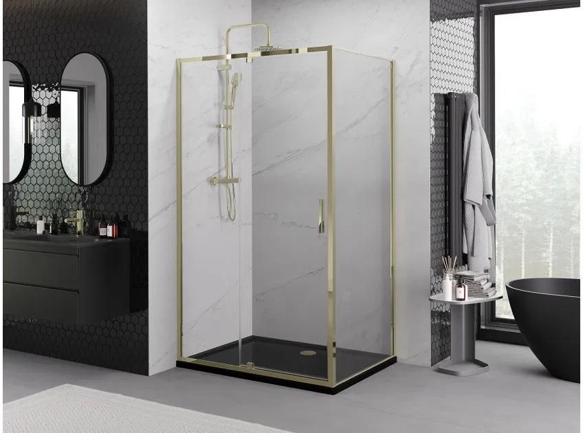 Kabina prysznicowa Mexen Exo 130x120 Złota 819-130-120-50-00 - Opinie i ceny na Ceneo.pl