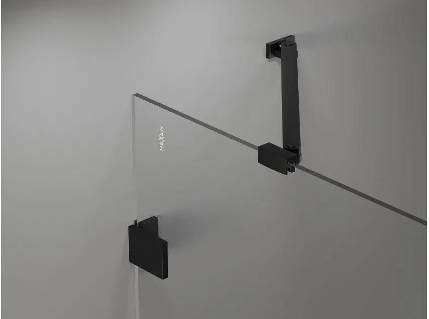 Kabina prysznicowa Mexen Lunar Duo 115x105 Czarna 834-115P-105L-70-00 - Opinie i ceny na Ceneo.pl