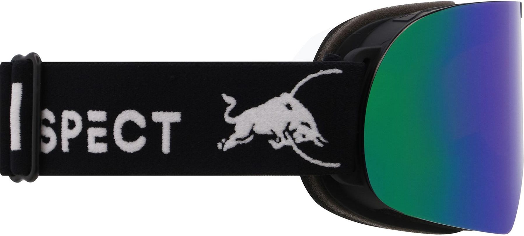 Red Bull Spect Gogle Narciarskie Rush Matt Black/Brown With Green ...