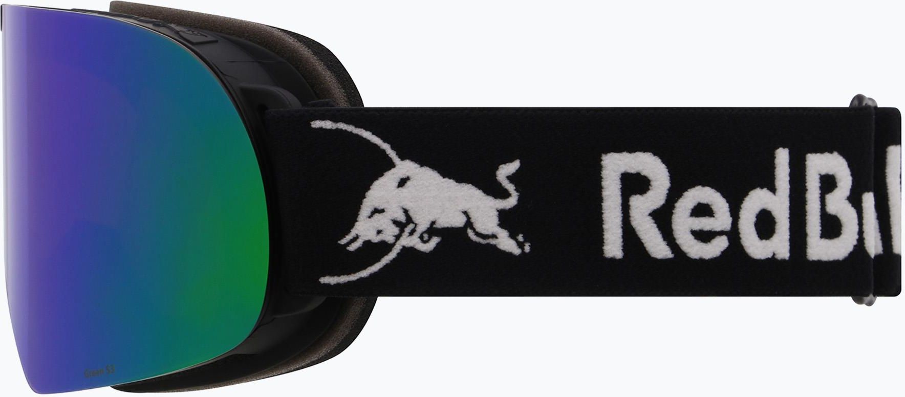 Red Bull Spect Gogle Narciarskie Rush Matt Black/Brown With Green ...