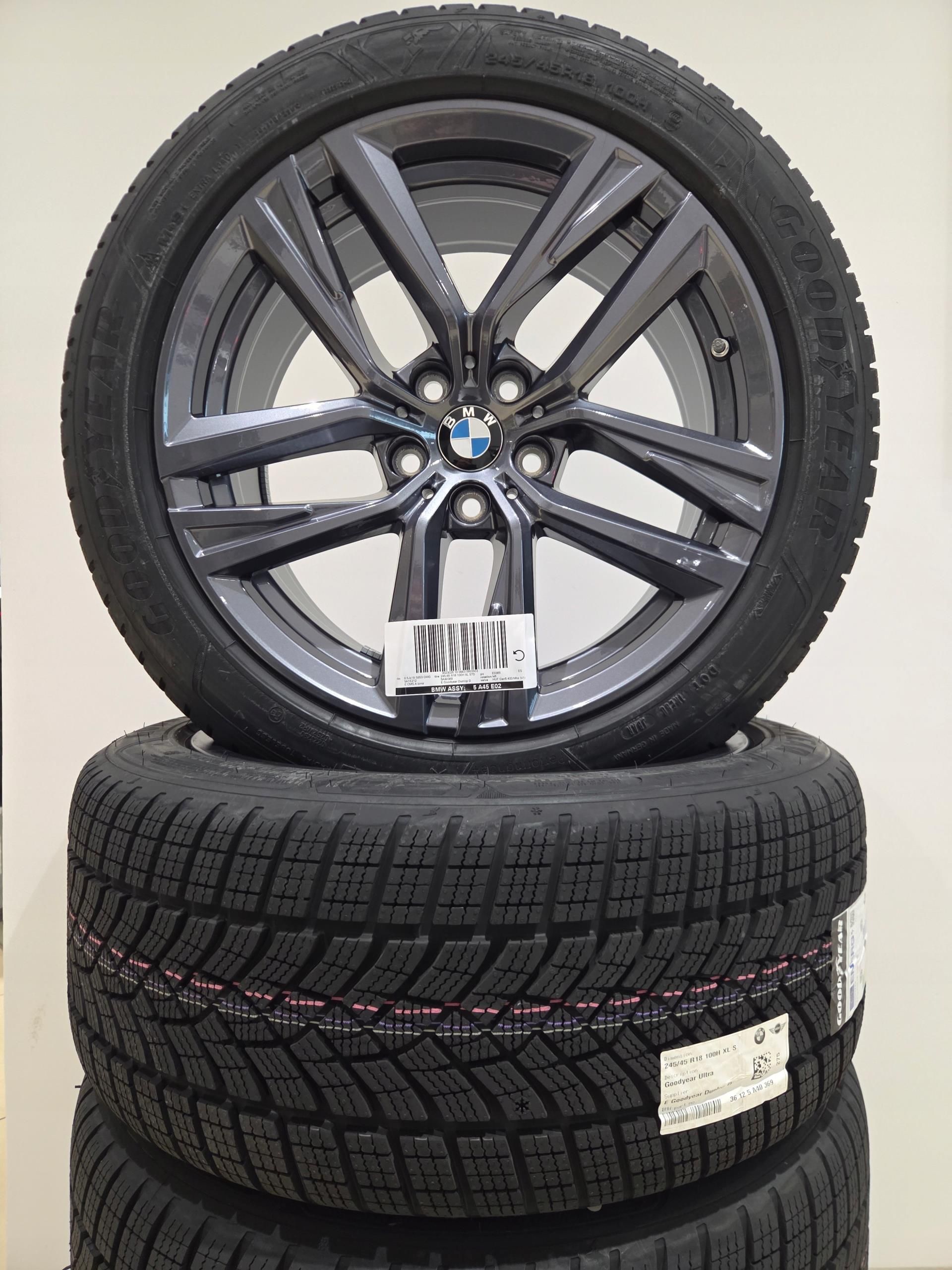 Nowe Koła zimowe BMW Double Spoke 853 18” BMW 4 GC G26 Goodyear ...