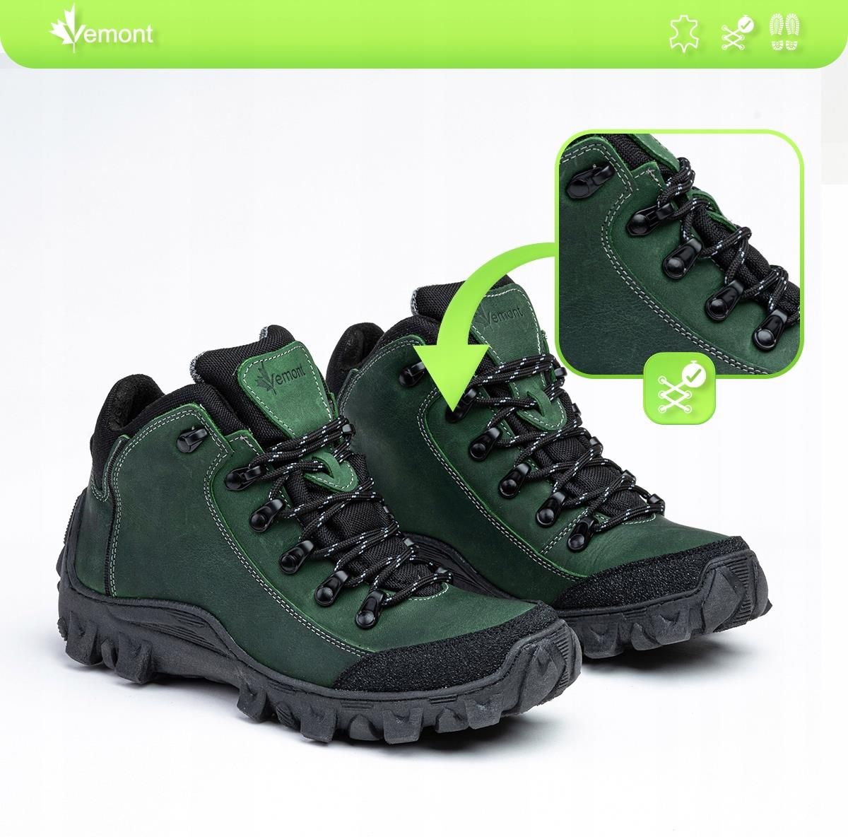 Buty trekkingowe Vemont Z122 Zielone - Ceny i opinie - Ceneo.pl
