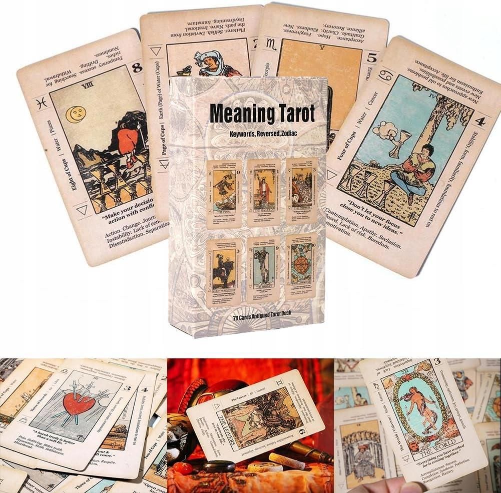 Meaning Tarot Karty Tarota Dla Początkujących Do Wróżb Klasyczne Duże ...