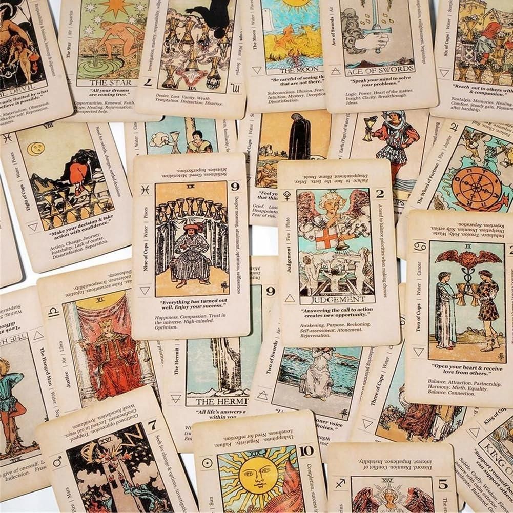 Meaning Tarot Karty Tarota Dla Początkujących Do Wróżb Klasyczne Duże ...