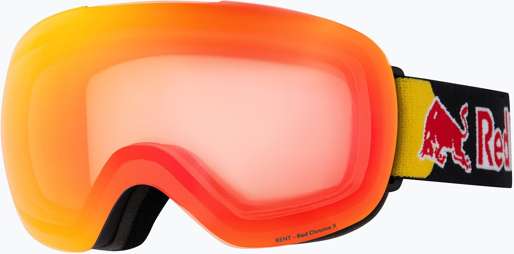 Red Bull Spect Gogle Narciarskie Bent Photo Matt Black/Brown With Chrom ...