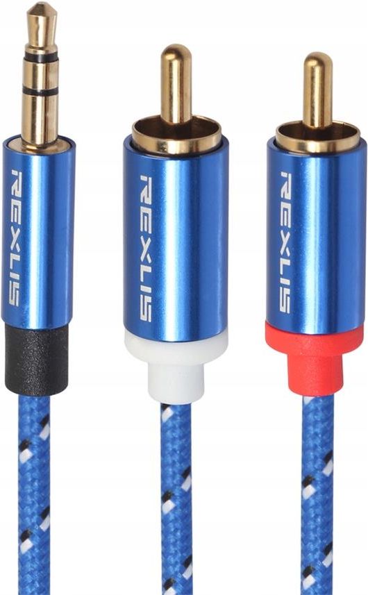 Novaza Tech Aux Audio Mini Jack 3.5 mm Chinch Kabel 1x Jack 3.5 2x wtyk ...