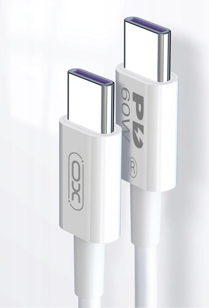 Xo Długi kabel 2m do telefonu ładowarki Usb-c biały do Samsung S20 ...