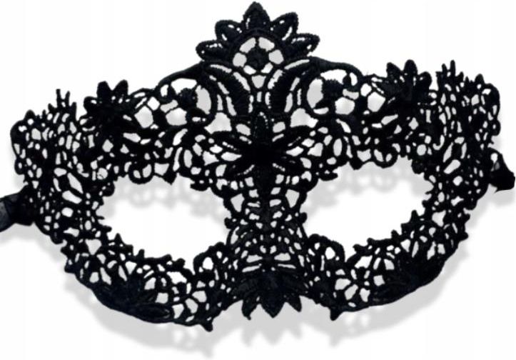 Maska Koronkowa Karnawałowa Na Oczy Wenecka Ażurowa Na Bal Karnawał ...
