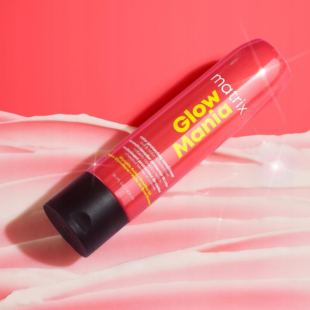 Matrix Glow Mania Szampon + Odżywka Ułatwiająca Rozczesywanie + Spray ...