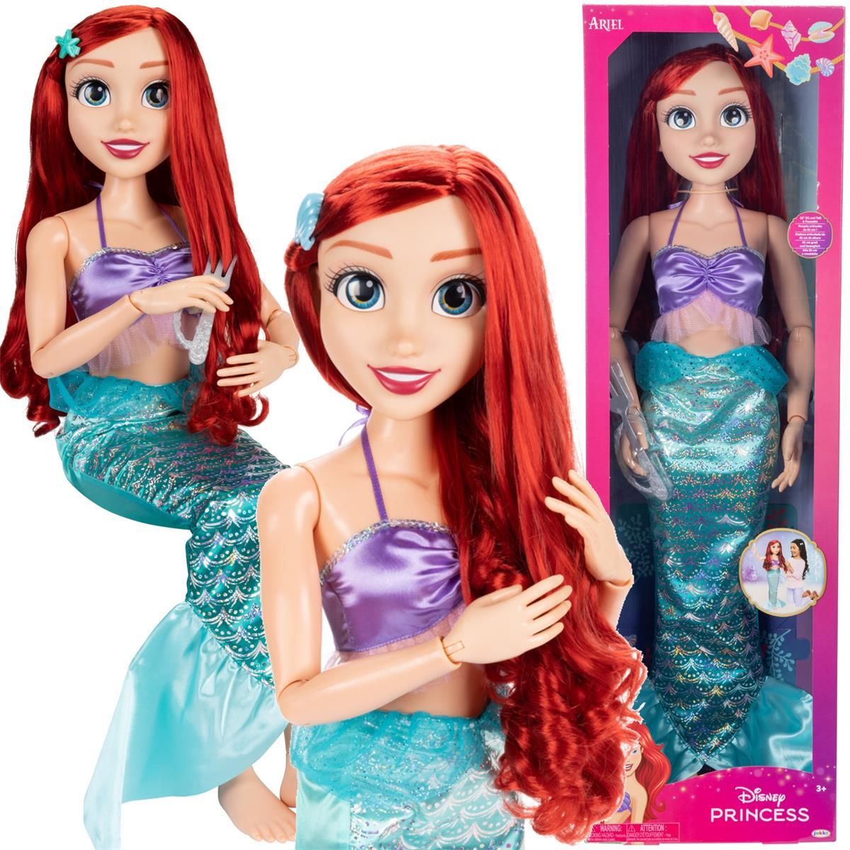 Lalka Jakks Pacific Lalka Disney Princess Mała Syrenka Arielka 24045 ...