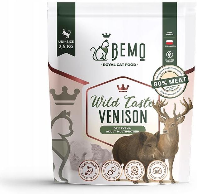 Karma Bemo Cat Wild Taste Venison Karma Sucha Dla Kota Z Dziczyzną 2 ...