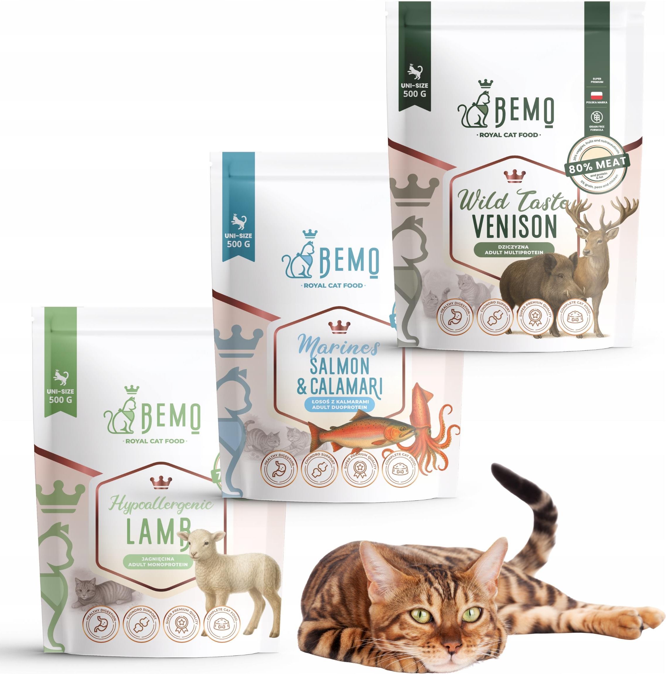 Karma Bemo Sucha Karma Dla Kota Zestaw Degustacyjny Mix Smaków Testowy ...