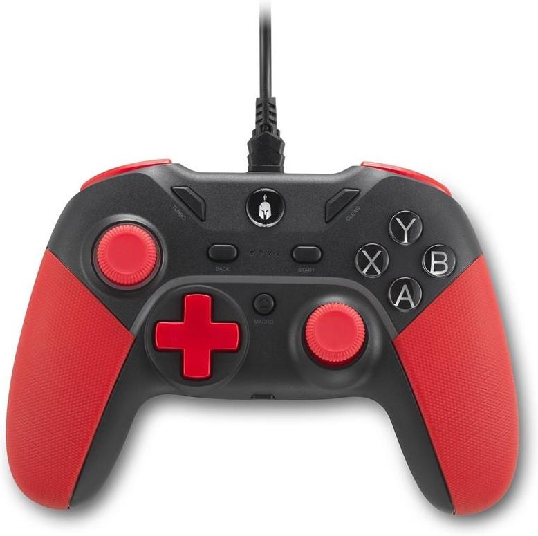 Gamepad Spartan Gear Pelekys Wired Controller Black/Red (PS3/PC) - Ceny ...