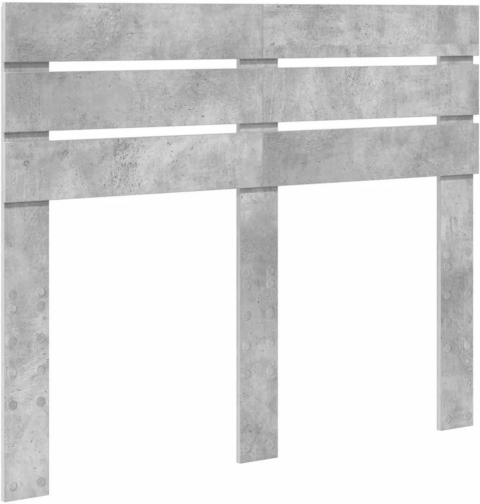VidaXL Zagłówek Betonowy Szary 120cm Materiał Drewnopochodny (888216 ...