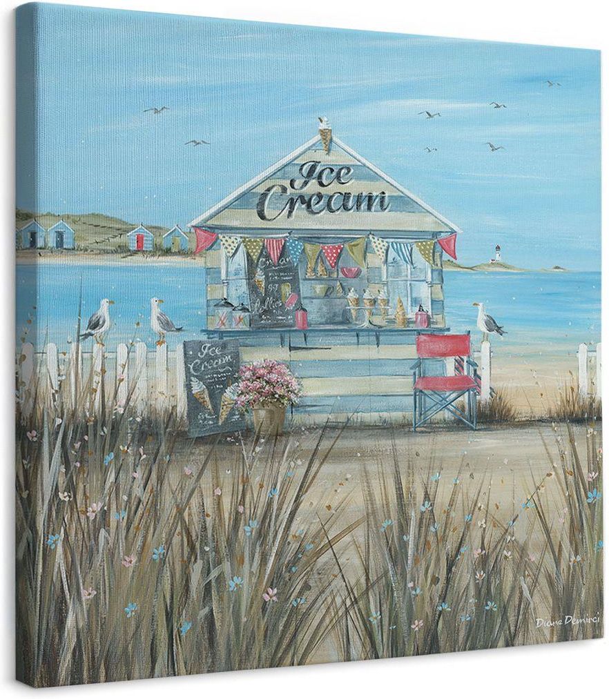 Art Group Beach Ice Cream Obraz Na Płótnie 30x30 (WDC91856) - Opinie i ...