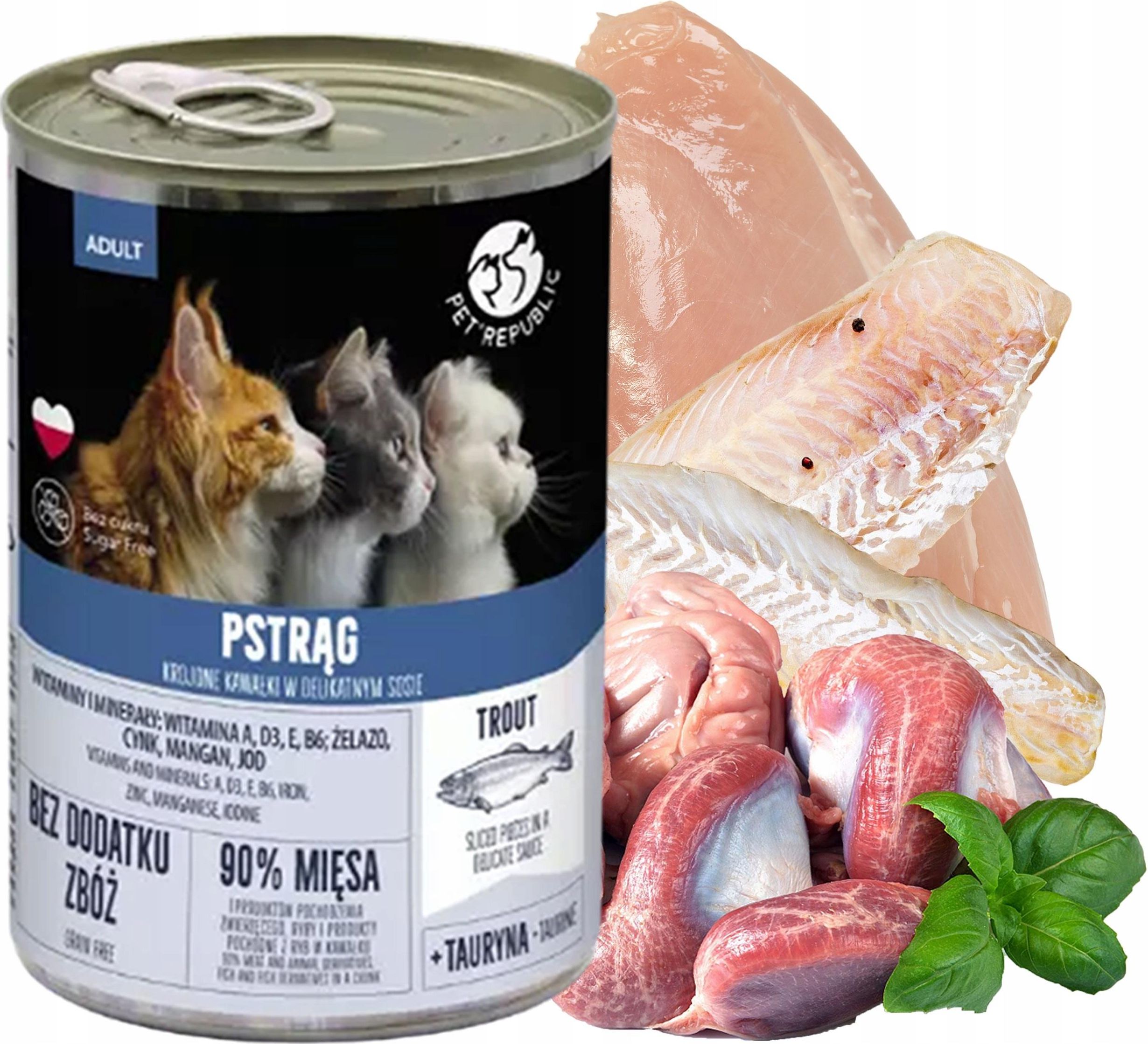 Karma Pet Republic Karma Mokra Dla Kota Mix Smaków 48X400G - Ceny i ...