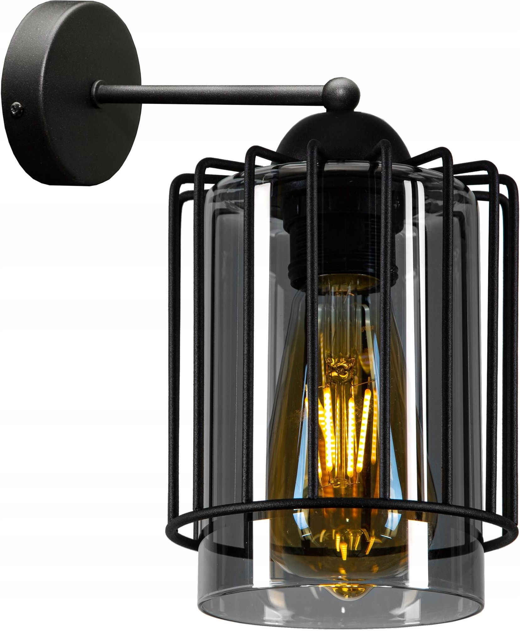 Lampa Glimex Nowoczesna Szklana Lampa Ścienna Kinkiet Tuba Led (Kin1700Td) - Opinie i atrakcyjne ...