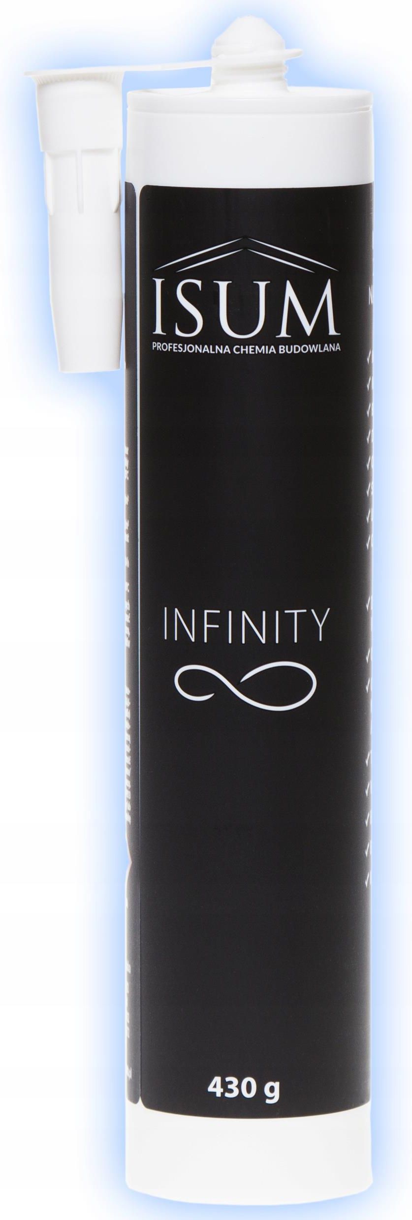 Klej ISUM INFINITY Klej do wszystkiego 5 SEKUND 430g Biały SILNIEJSZY ...