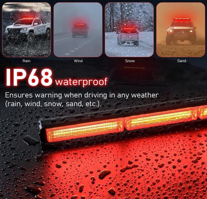 LAMPA OSTRZEGAWCZA LED 6 PÓL DINFU 4POLA 40WATT - Opinie i ceny na Ceneo.pl