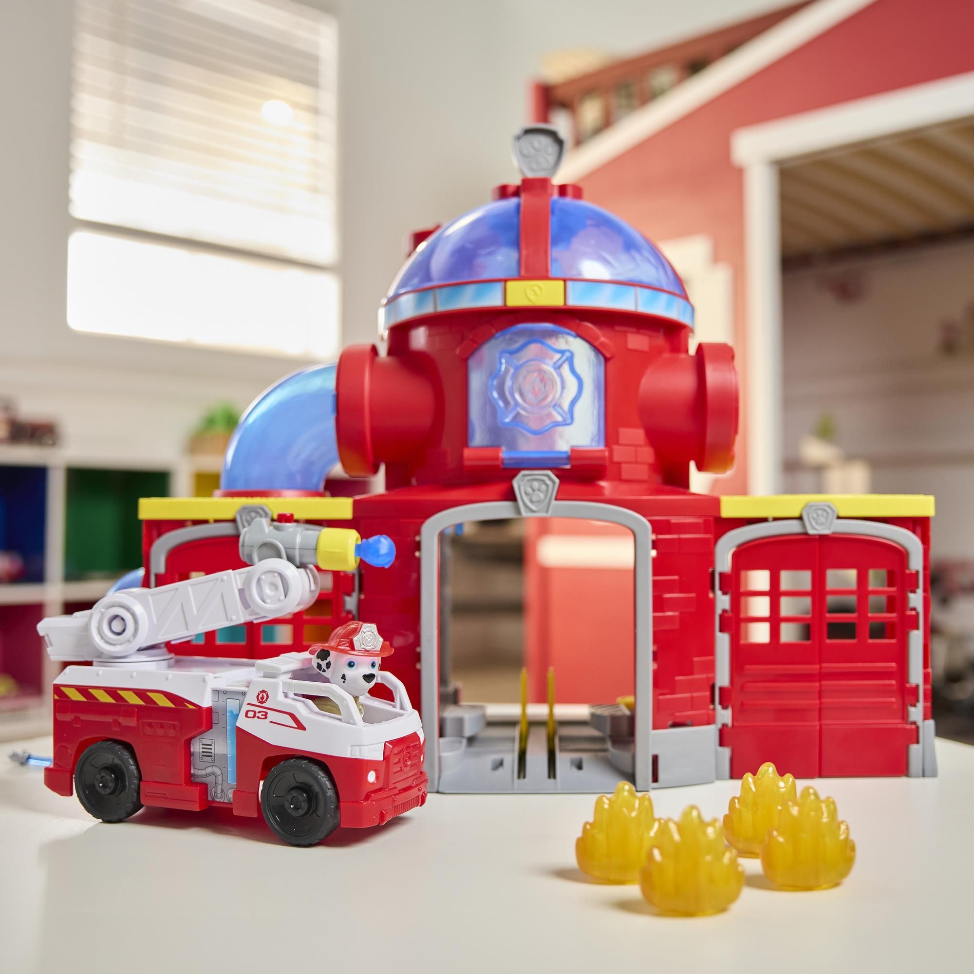 Spin Master - Psi Patrol Fire Rescue Remiza Strażacka Wóz Marshall ...