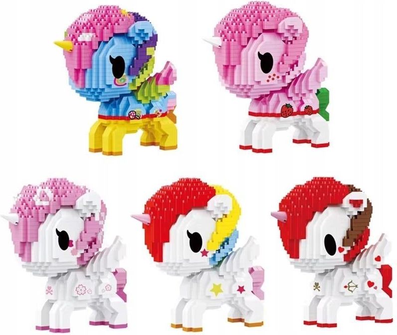 Grajlandia Klocki Jednorożec 18191 Różowy Sakura Balody Micro Blocks ...