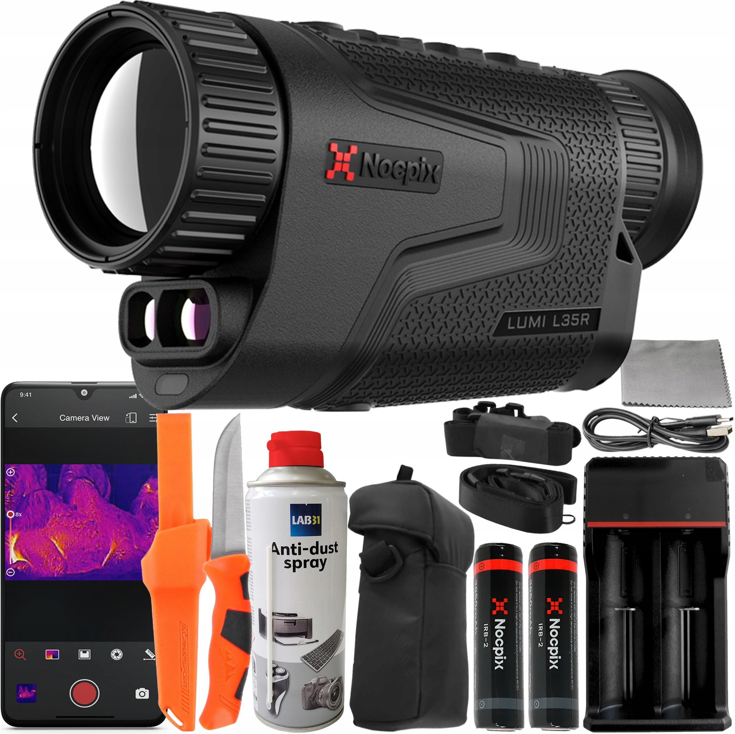 Nocpix Kamera Termowizyjna Lumi L35R Termowizor Monokular Z Dalmierzem ...