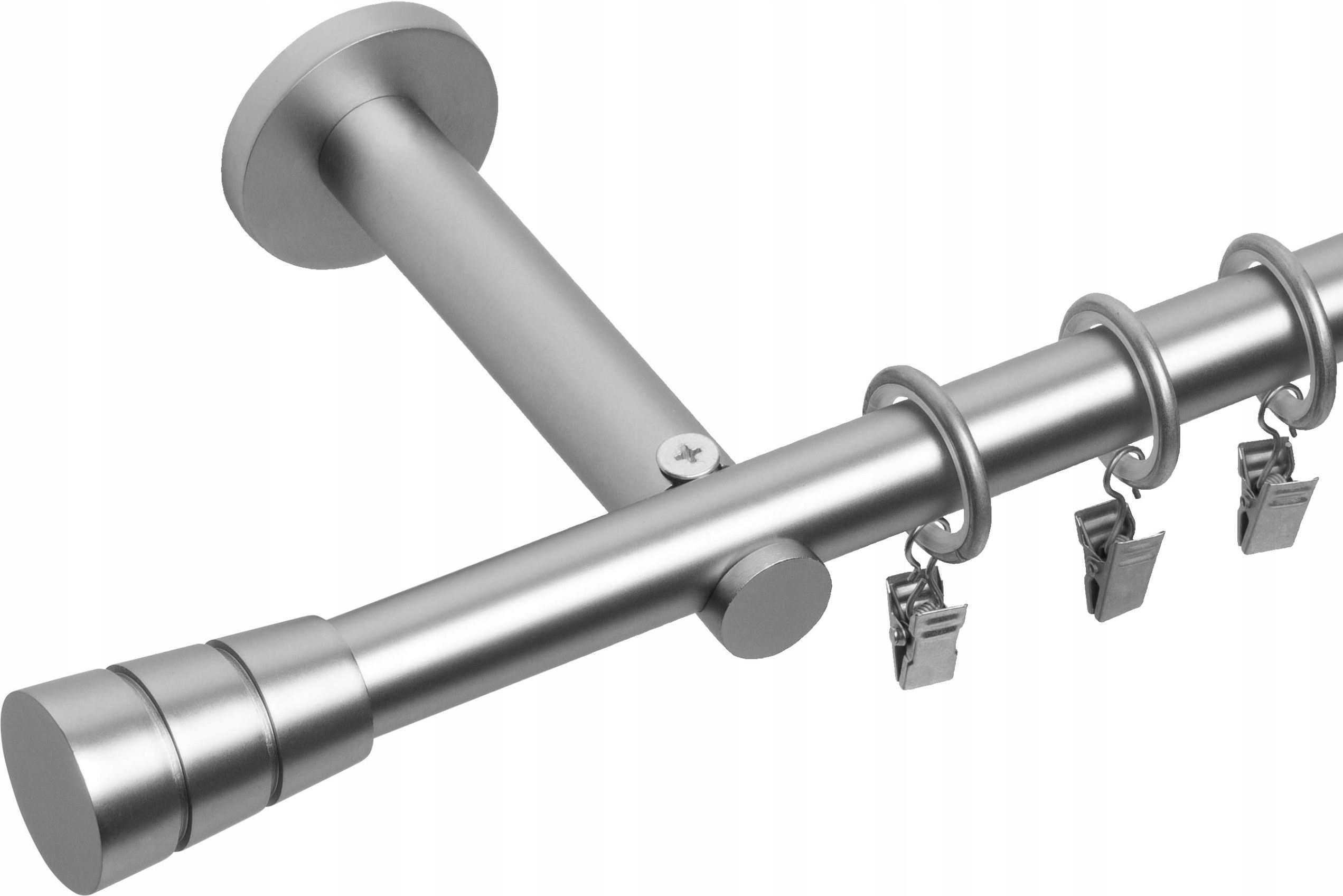 Rena [Bo] Karnisz Pojedynczy 340Cm 19Mm Nowoczesny 3 Wybór Zakończeń - Opinie i atrakcyjne ceny ...