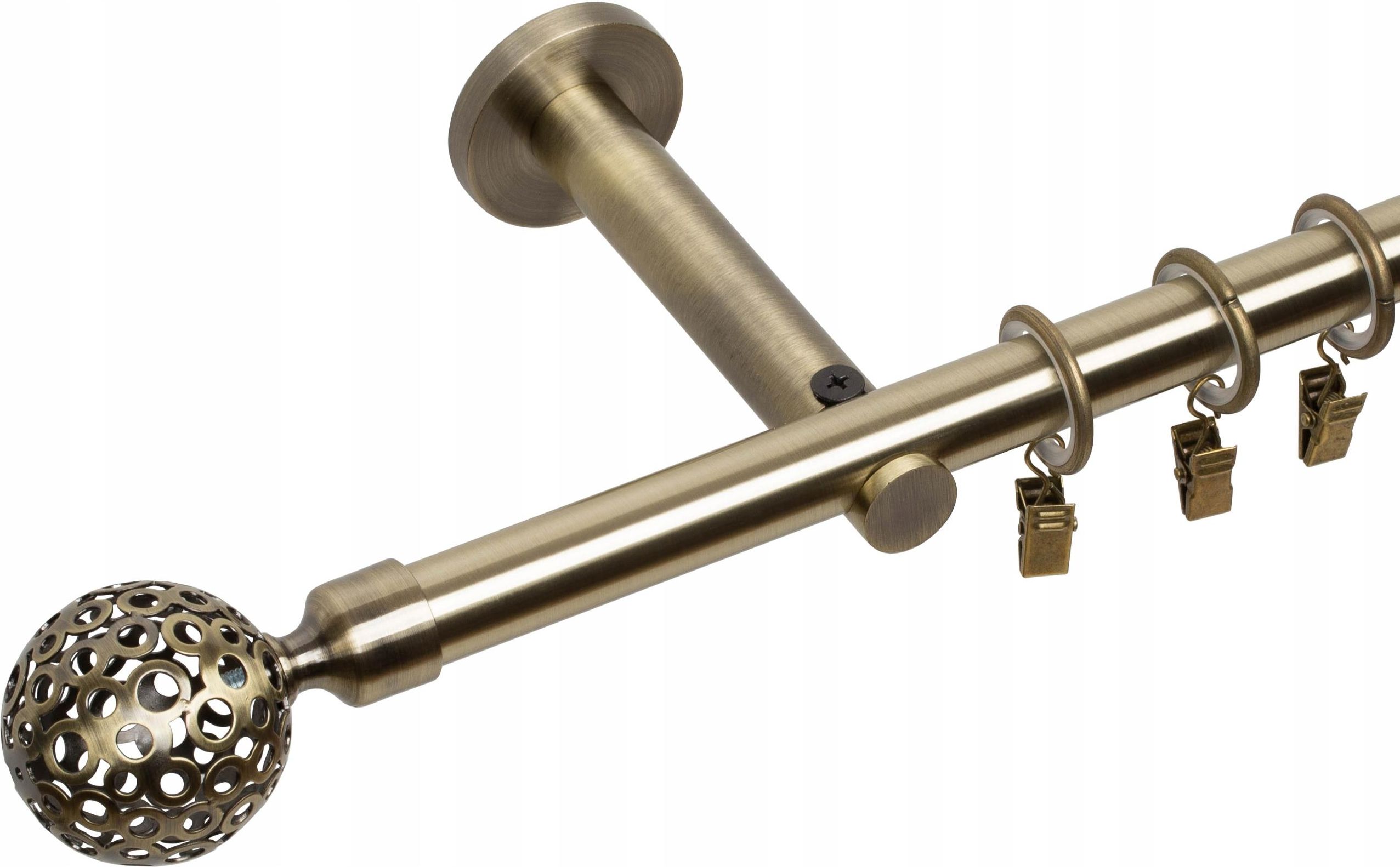 Rena [Bo] Karnisz Pojedynczy 340Cm 19Mm Nowoczesny 3 Wybór Zakończeń - Opinie i atrakcyjne ceny ...