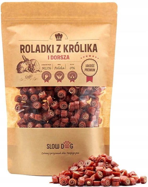 Karma Slow Dog Przysmaki Do Tresury Roladki Z Królika I Dorsza 90,5 % ...