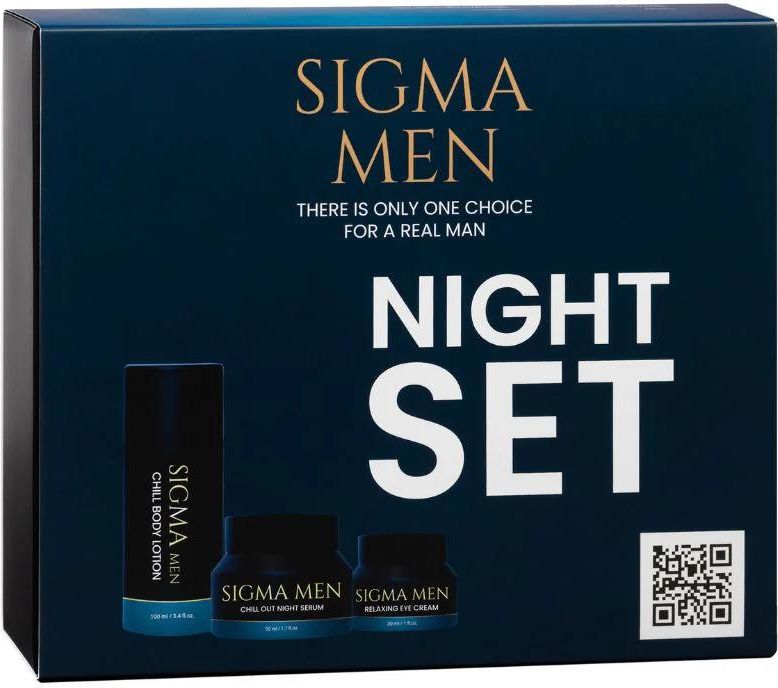 Sigma Men Night Set Zestaw Lekki Balsam Do Ciała 100ml + Serum Na Noc ...