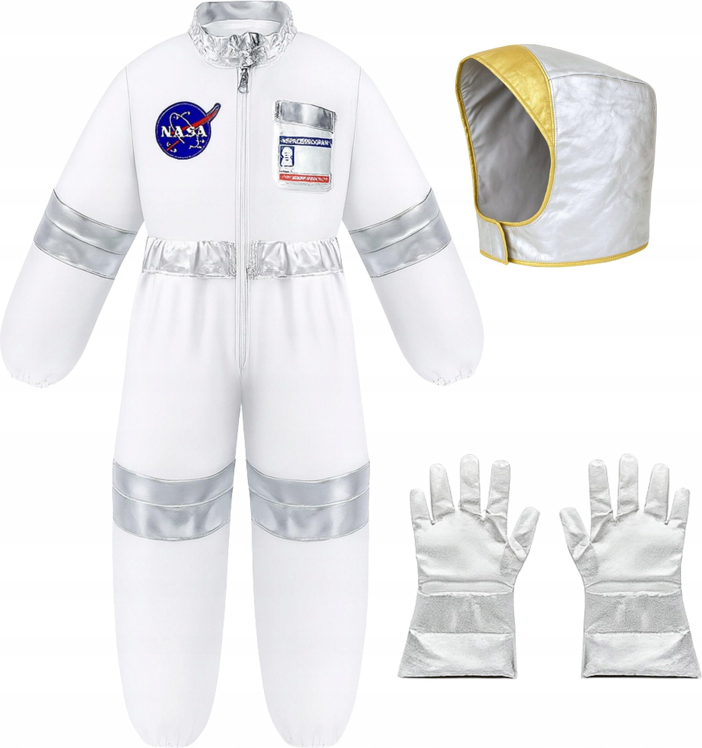 Strój Kostium Przebranie Astronauta Kosmonauta Kombinezon Nasa 116 122 ...