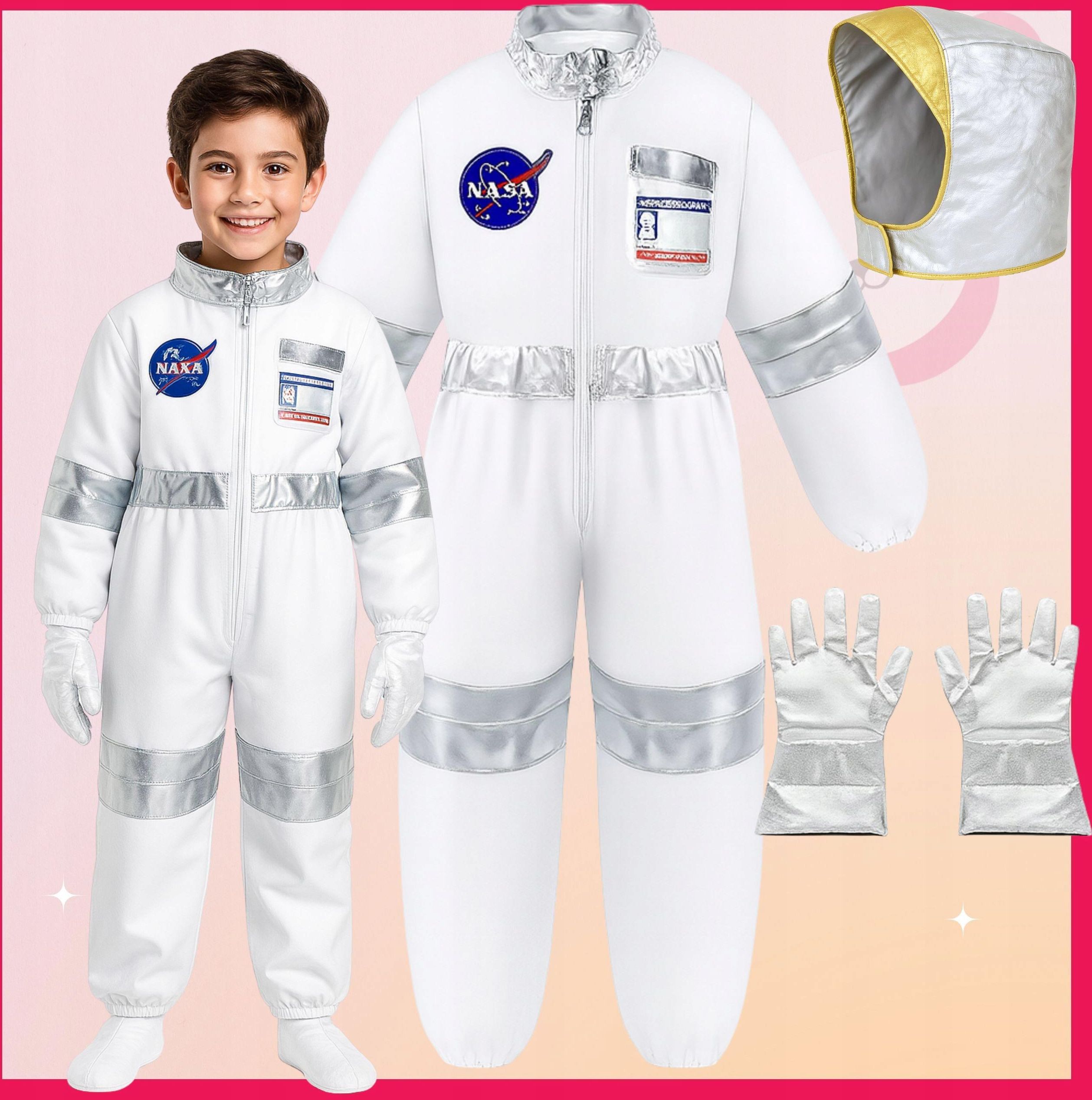 Strój Kostium Przebranie Astronauta Kosmonauta Kombinezon Nasa 116 122 ...