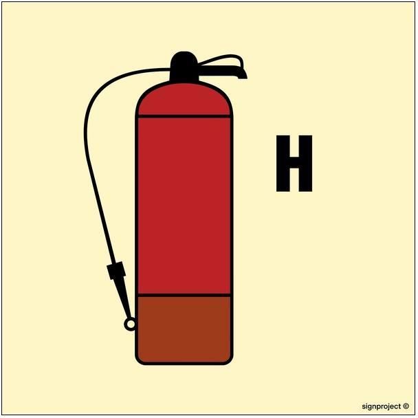 Signproject FE096 - Halon fire extinguisher 300x300 - Ceny i opinie ...
