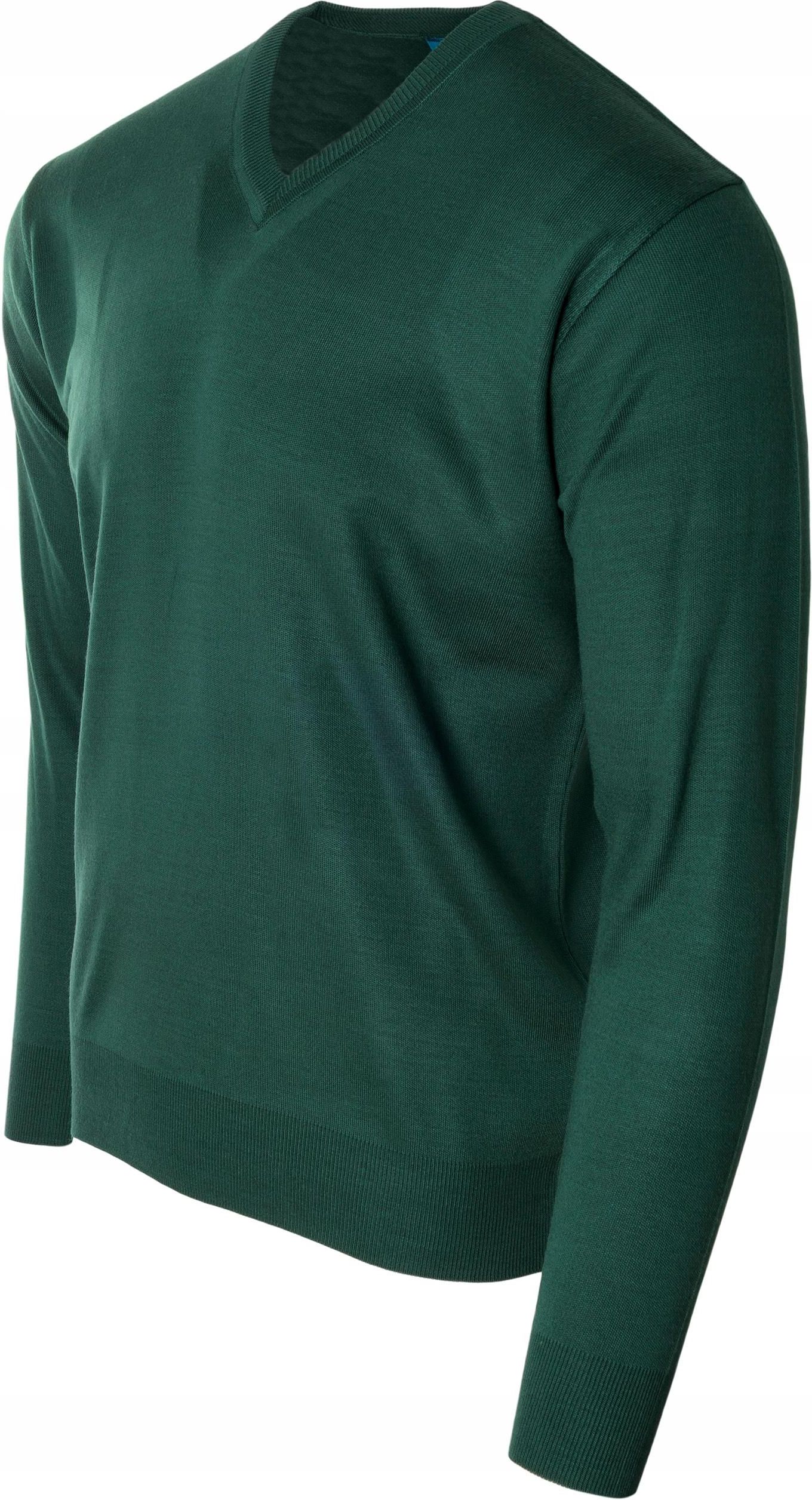 Sweter Męski Turecki Serek Jesienny Ciemnazieleń Wygodn Devir XXL ...