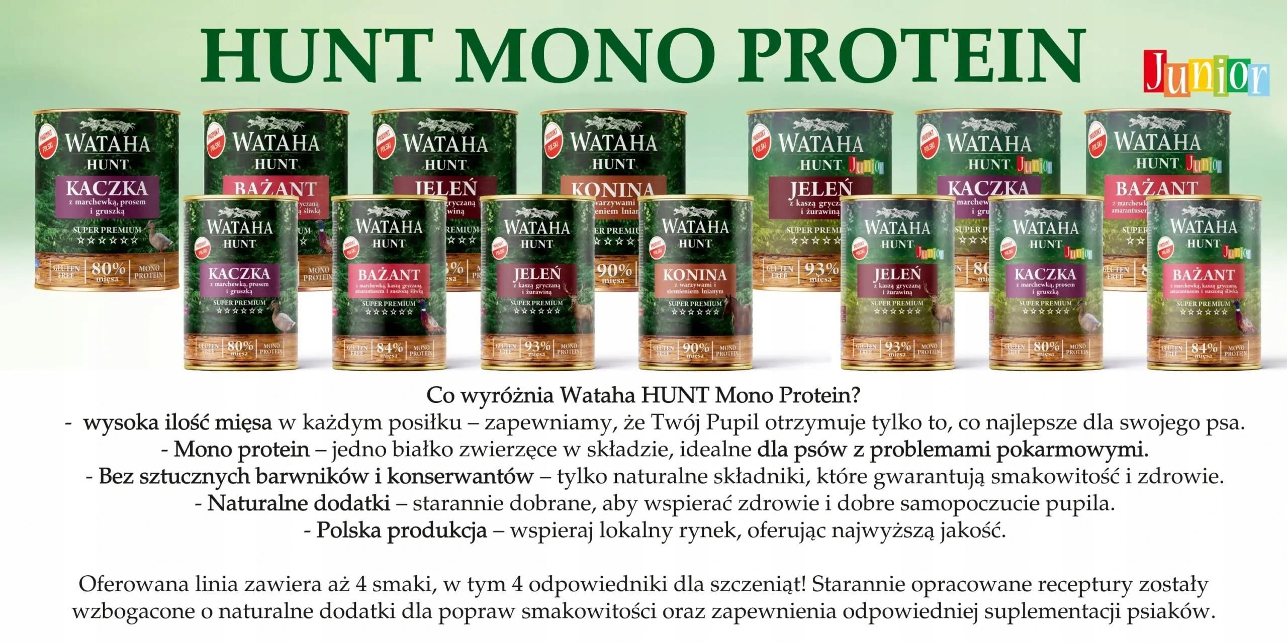 Karma Wataha Hunt Junior Karma Mokra Dla Szczeniąt Mix Smaków 30X800G ...