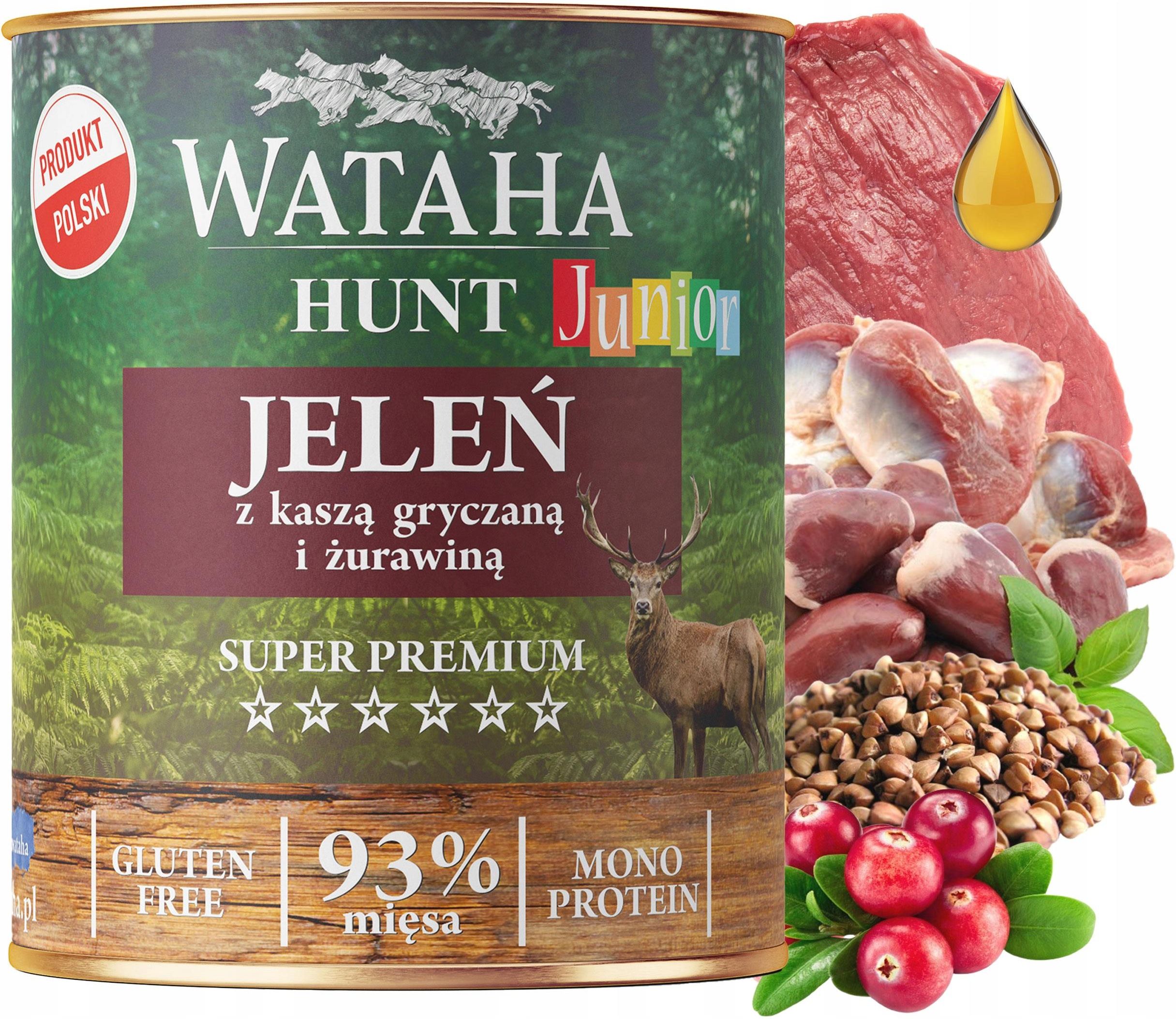 Karma Wataha Hunt Junior Karma Mokra Dla Szczeniąt Mix Smaków 12X800G ...