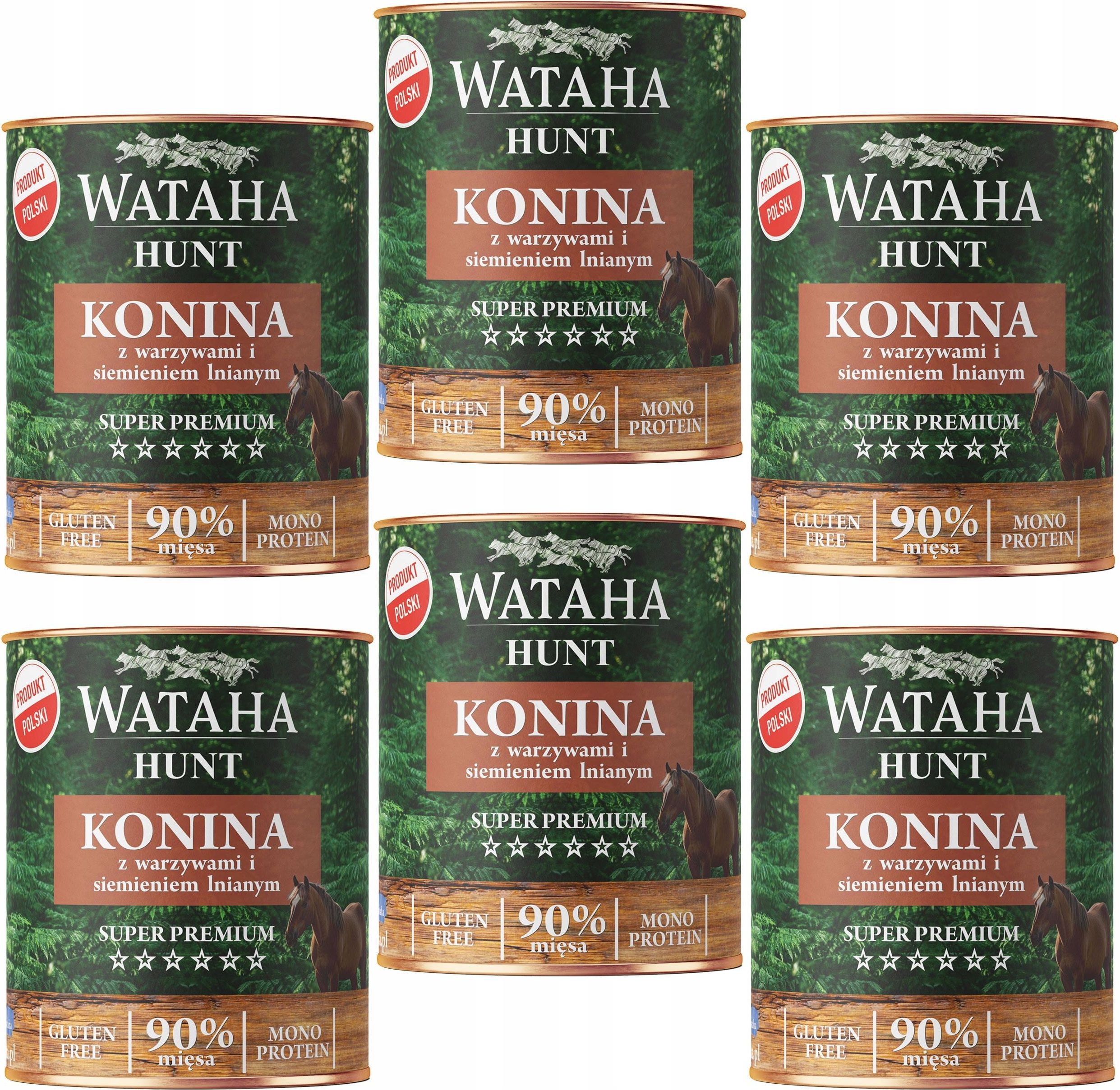 Karma Wataha Hunt Karma Mokra Dla Psa Konina Z Warzywami I Siemię ...