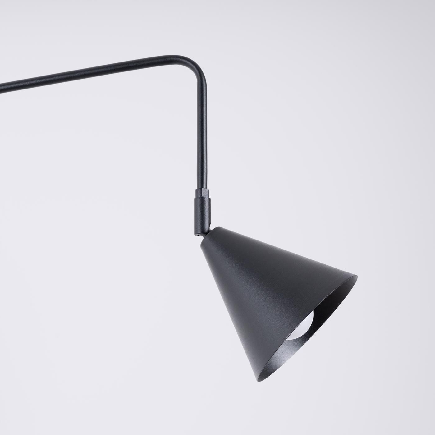 Lampa Kinkiet Fox Czarny Klasyczna Prosta Lampa Na Ramieniu Do ...
