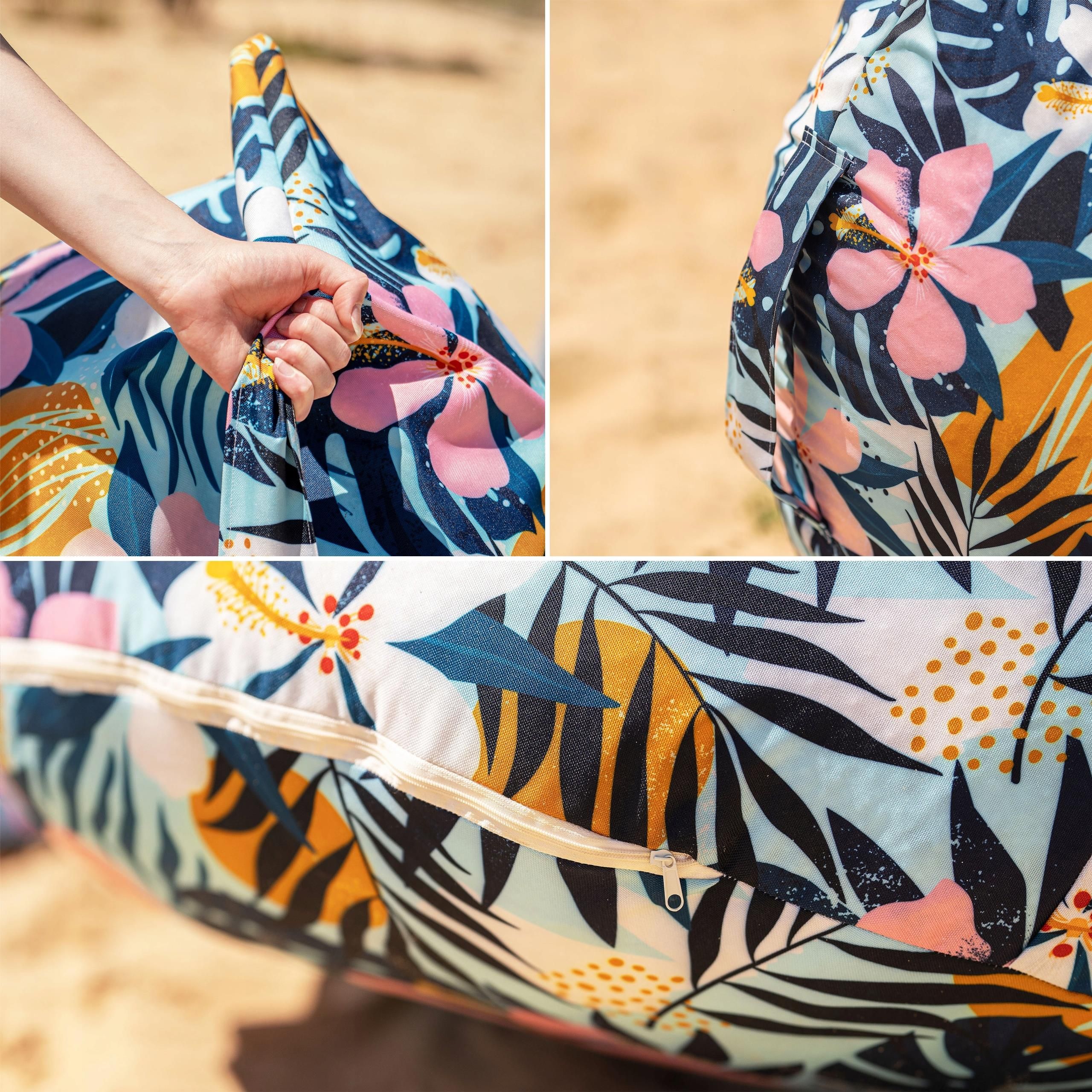 Allbag Fotel Pufa Sako Worek 80X120Cm Brązowa Modna Centki - Opinie i ...