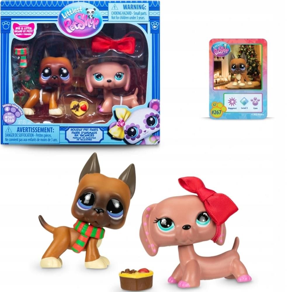 Basic Fun! Littlest Pet Shop Lps Surprise Seria 4 Holiday Pairs 2-Pak ...