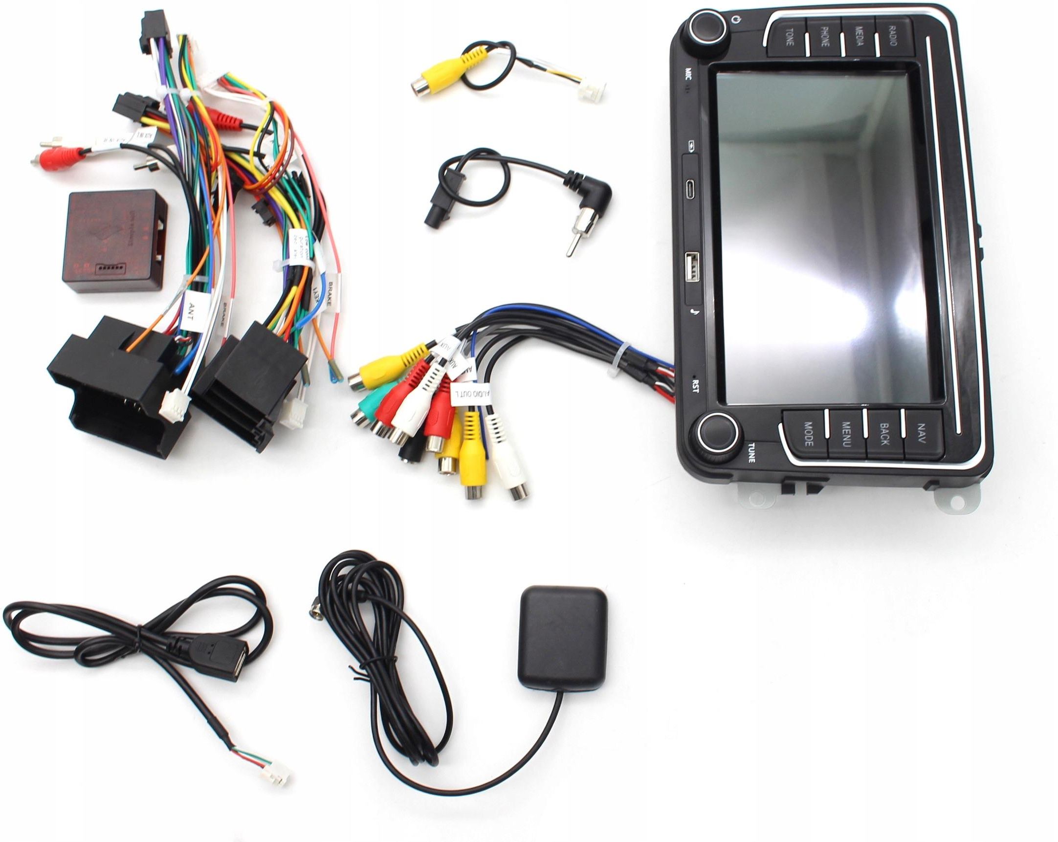 Radioodtwarzacz samochodowy Smart-Auto Radio Nawigacja Gps Seat Leon II 2005-2012 4GB 64GB ...