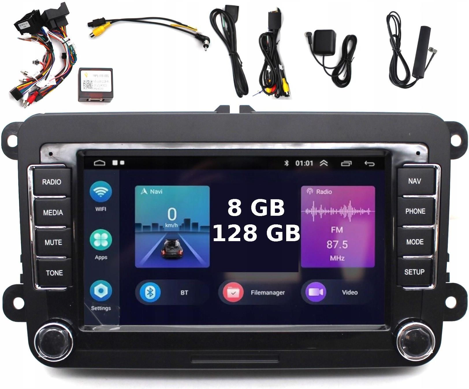 Radioodtwarzacz samochodowy Smart-Auto Radio Nawigacja Gps Volkswagen ...