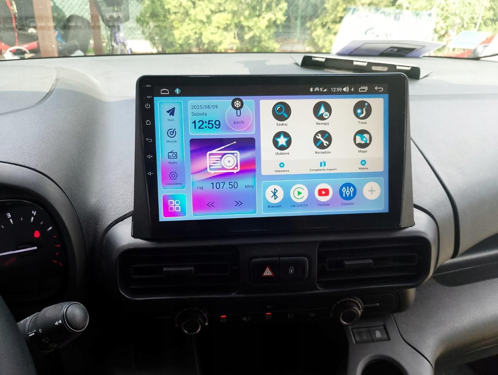 Radioodtwarzacz samochodowy Smart-Auto Radio Nawigacja Gps Peugeot ...