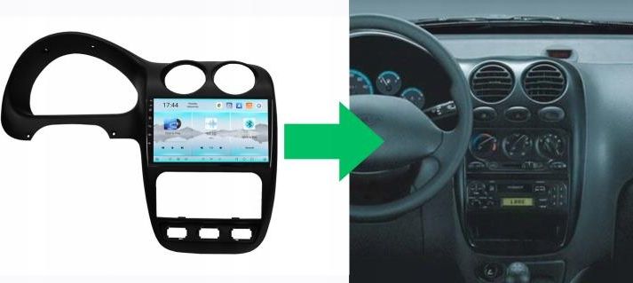 Radioodtwarzacz samochodowy Smart-Auto Radio Nawigacja Gps Daewoo Matiz ...