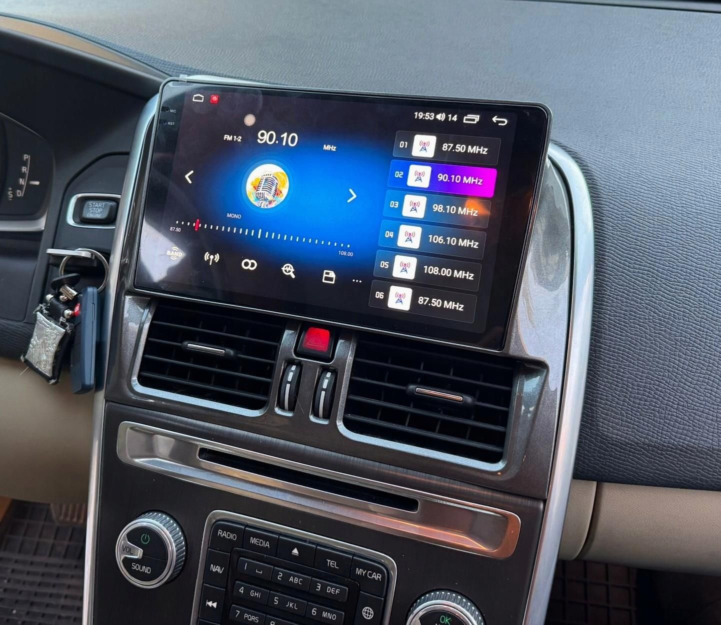 Radioodtwarzacz samochodowy Smart-Auto Radio Nawigacja Gps Volvo XC60 ...