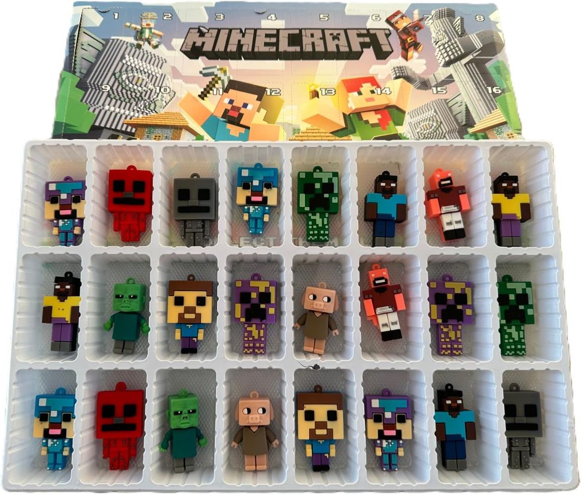 Kalendarz adwentowy Minecraft 24 niespodzianki figurki na prezent ...