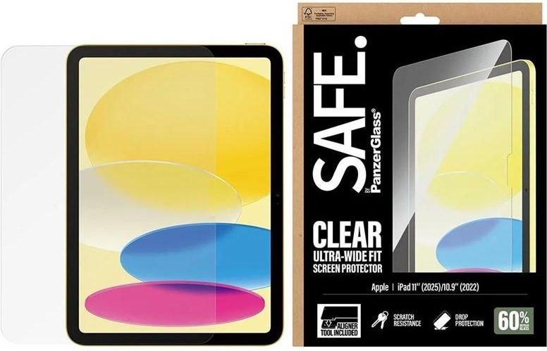 Panzerglass SAFE. by ® Screen Protector iPad 11 (2025) , 10.9 (2022 ...