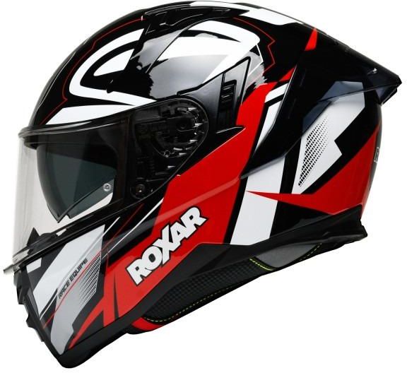 Kask motocyklowy Roxar Helmets Roxar Bayamo Evo Race Czarny Biały ...